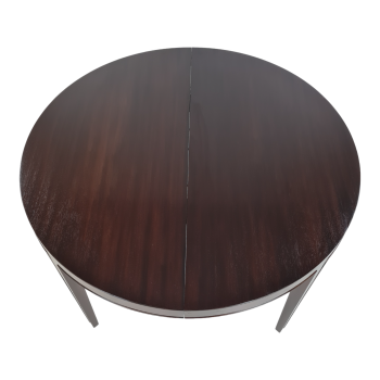 Rundt spisebord | Haslev Møbelfabrik | Mahogni - Retrofabrikken