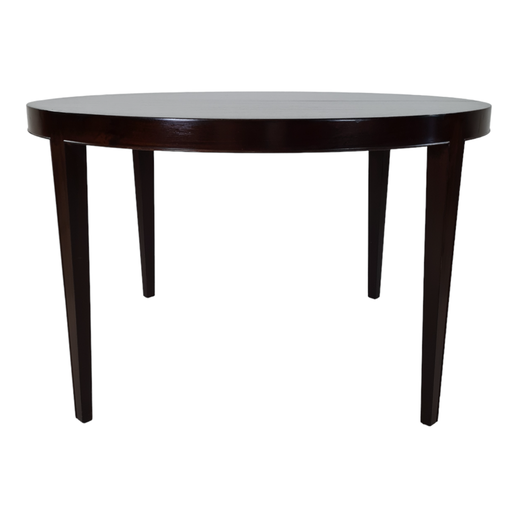 Rundt spisebord | Haslev Møbelfabrik | Mahogni - Retrofabrikken