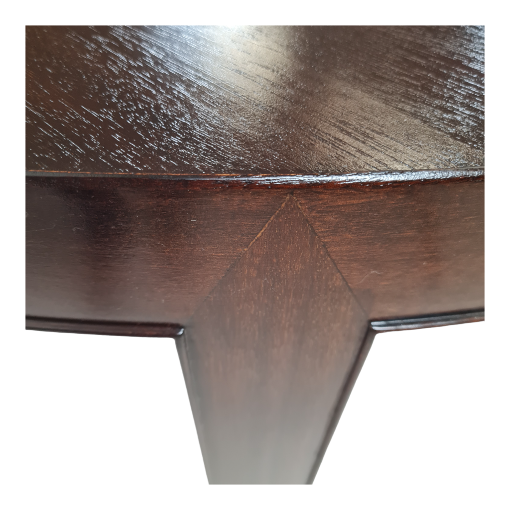 Rundt spisebord | Haslev Møbelfabrik | Mahogni - Retrofabrikken