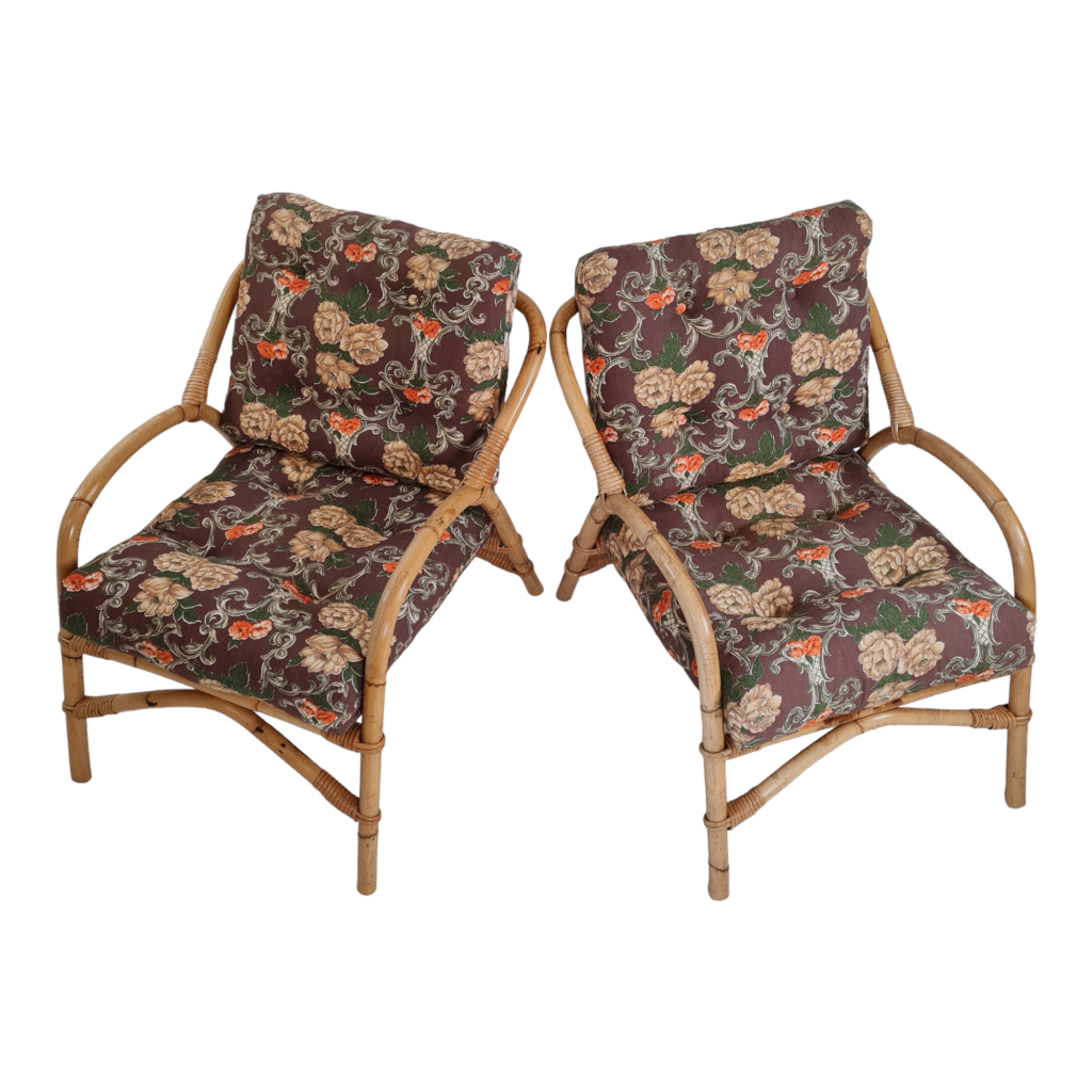 Bambus sæt bestående af 2 stole, Bord & Sofa - Retrofabrikken