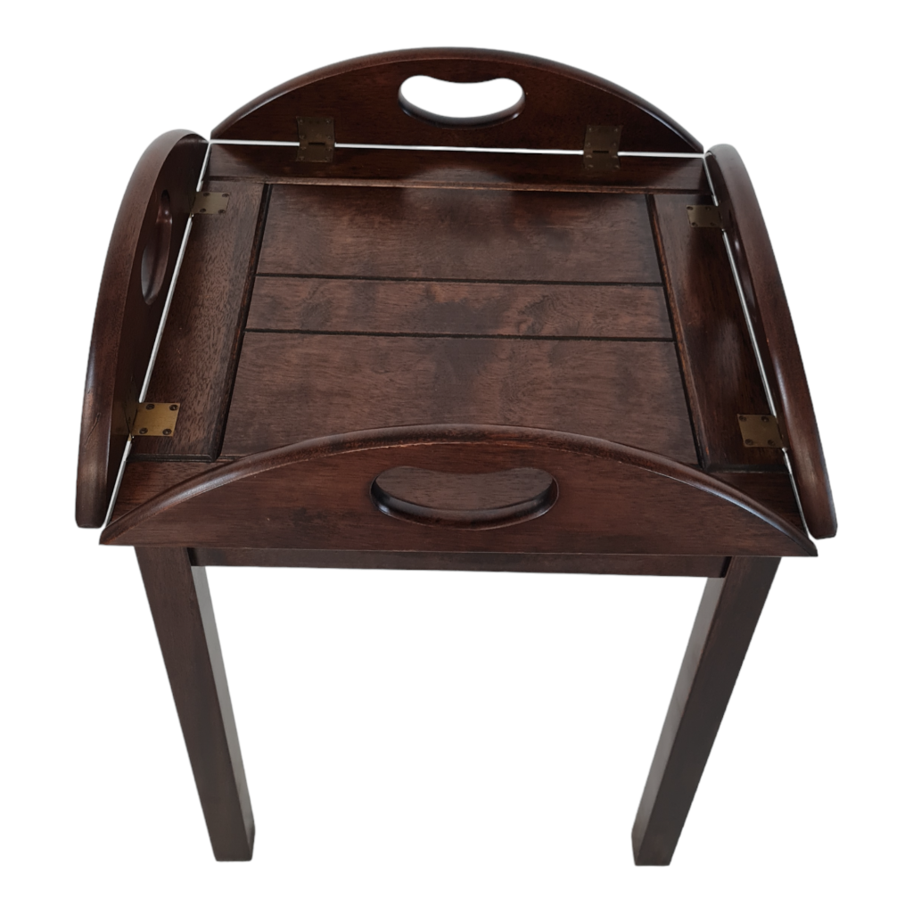 Butlers tray sofabord | Mahogni og messing - Retrofabrikken