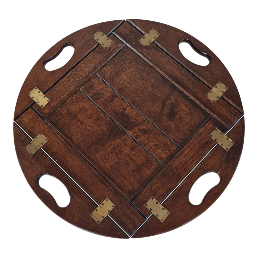 Butlers tray sofabord | Mahogni og messing - Retrofabrikken