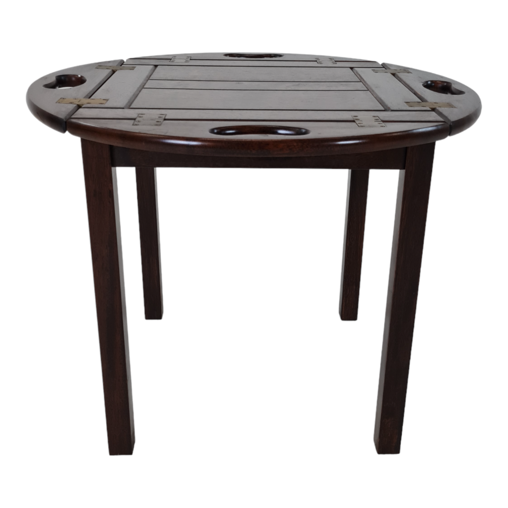 Butlers tray sofabord | Mahogni og messing - Retrofabrikken