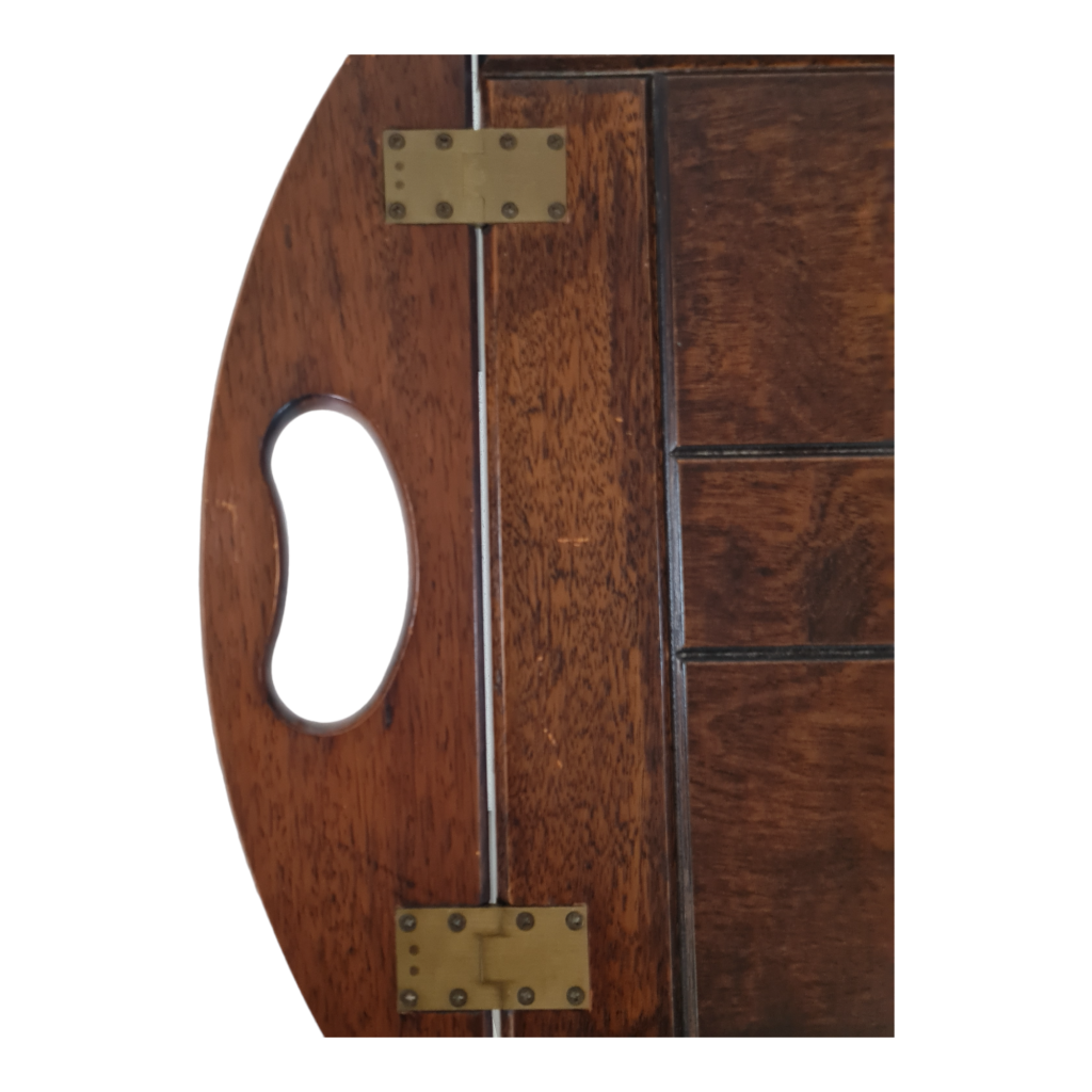 Butlers tray sofabord | Mahogni og messing - Retrofabrikken