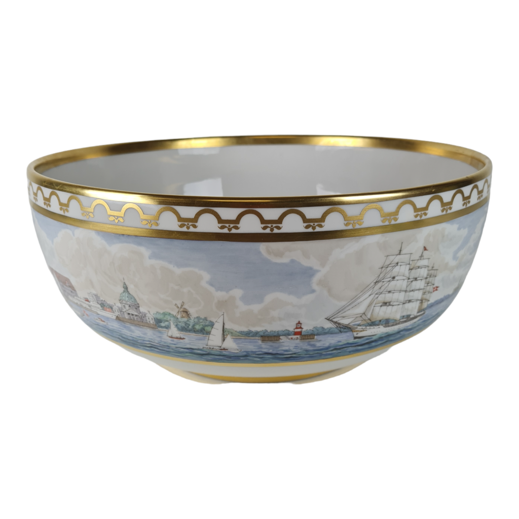 Kgl. porcelæn Jubilæums bowle "Den Kongelige Porcelænsfabrik 1775-1975 ...