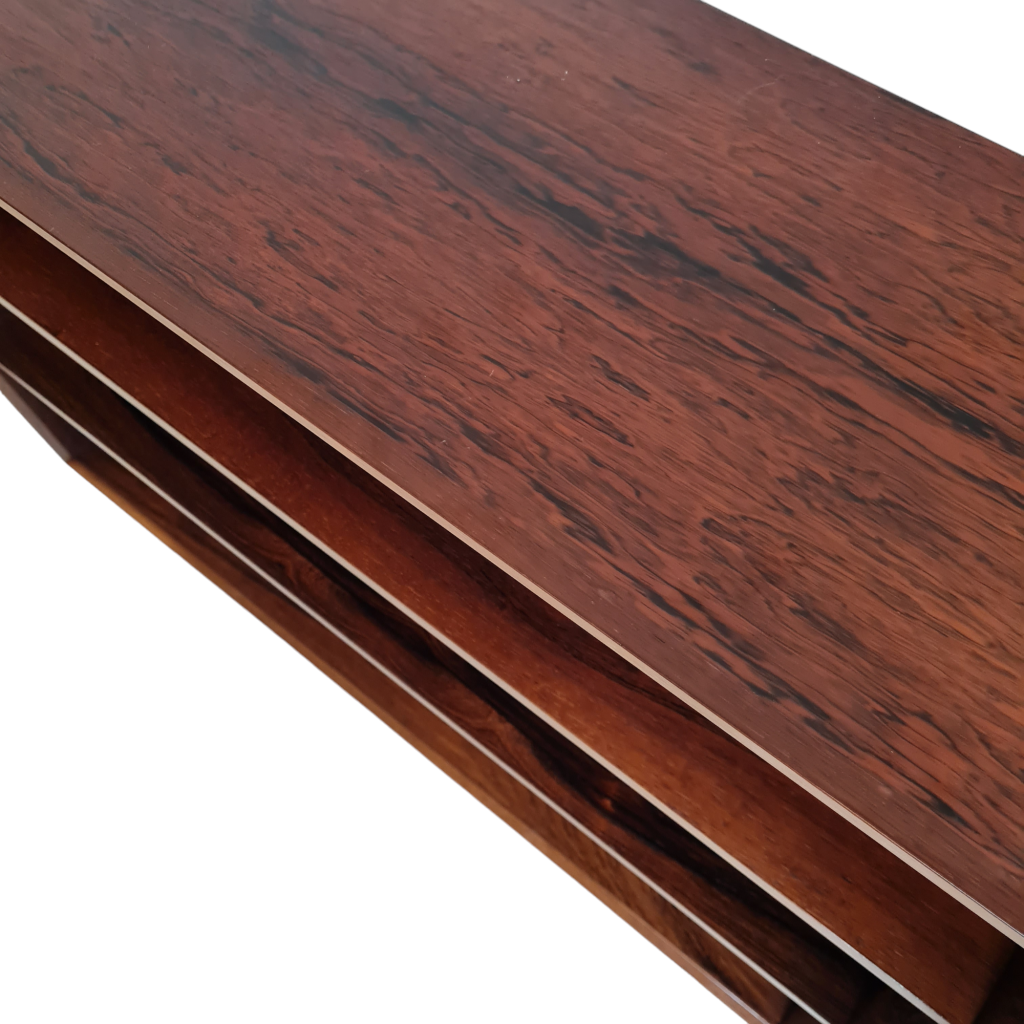 Lav reol med to hylder | Dansk design | Palisander - Retrofabrikken