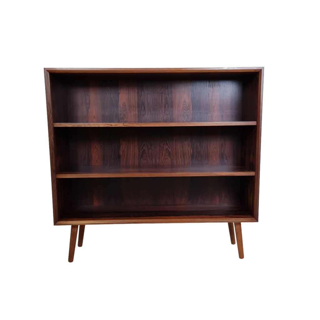 Lav reol med to hylder | Dansk design | Palisander - Retrofabrikken