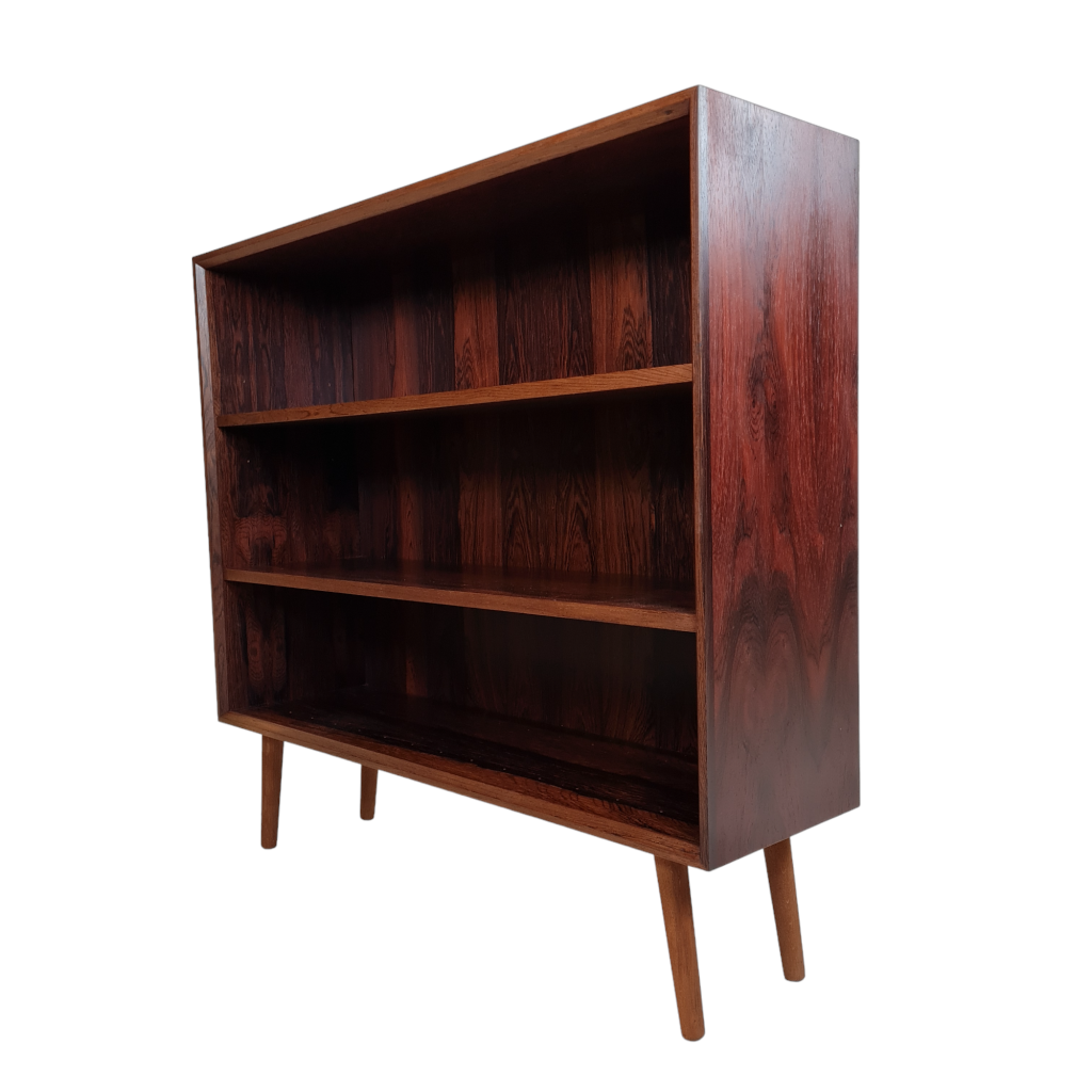 Lav reol med to hylder | Dansk design | Palisander - Retrofabrikken