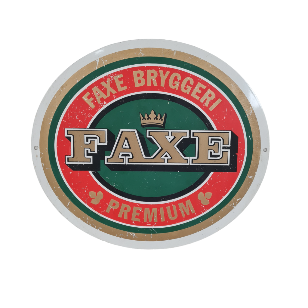 Faxe Bryggeri Reklameskilt | Aluminium - Retrofabrikken