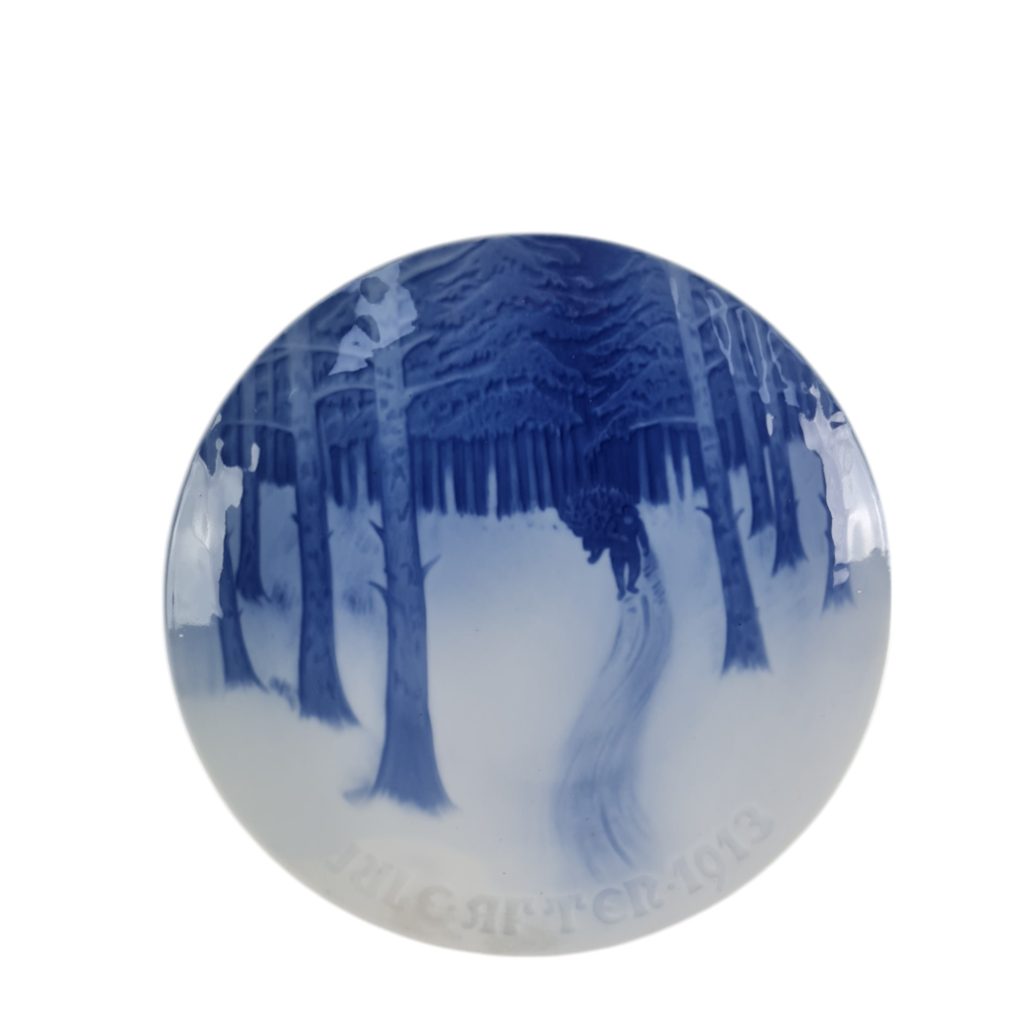 Christmas plate 1921 | Achton Fris | Bing & Grondahl - Retrofabrikken