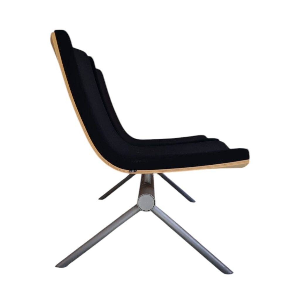 2 Person Lounge Chair | EFG, Finland | Laminated beech upholstered with ...
