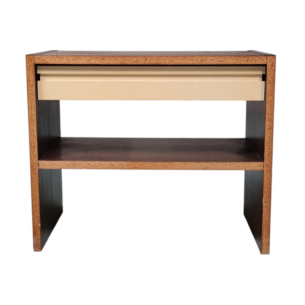 Bedside table | Danish design | Dark stained oak - Retrofabrikken